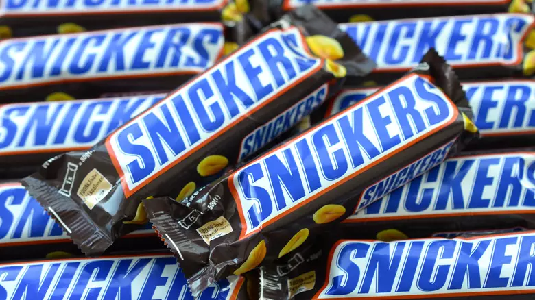 Close-up vun Snickers Baren