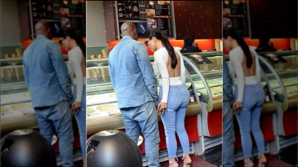 Kim ug Kanye sa Haagen-Dazs