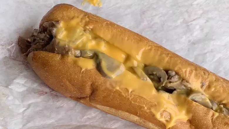 whiz cheesesteak