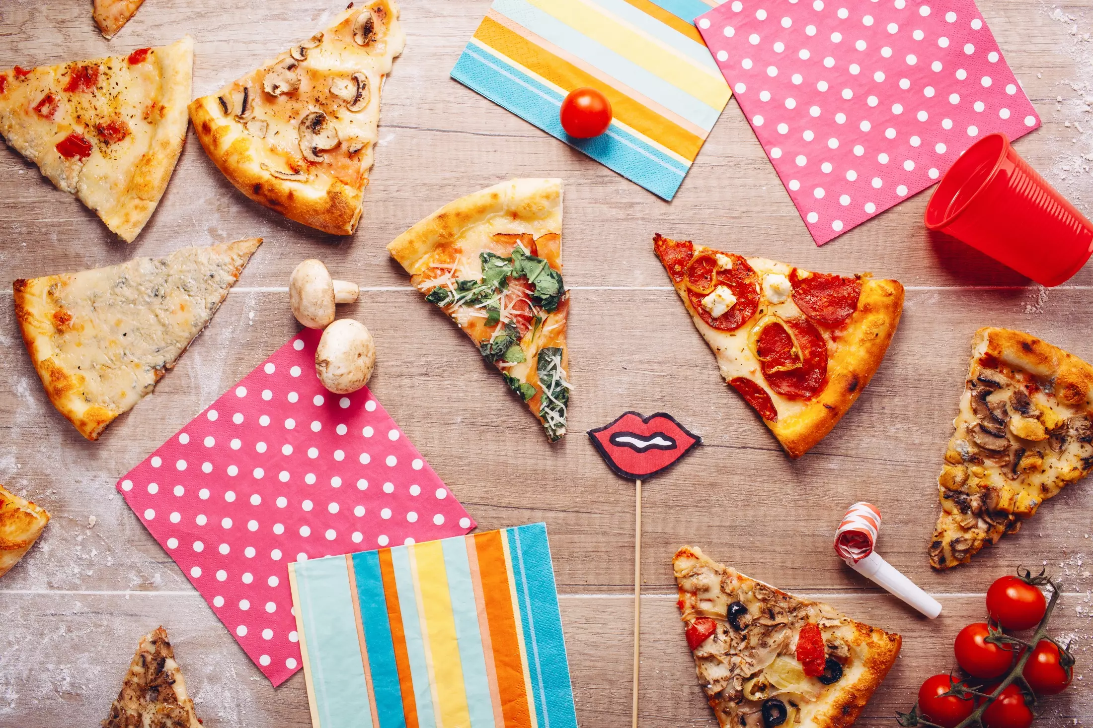 Pizza Toppings Dir hutt net probéiert awer sollt