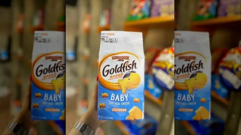 Bébé cheddar au poisson rouge