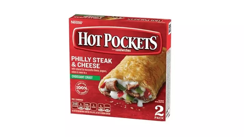 Philli Steak සහ Cheese Croissant Crust Hot Pockets