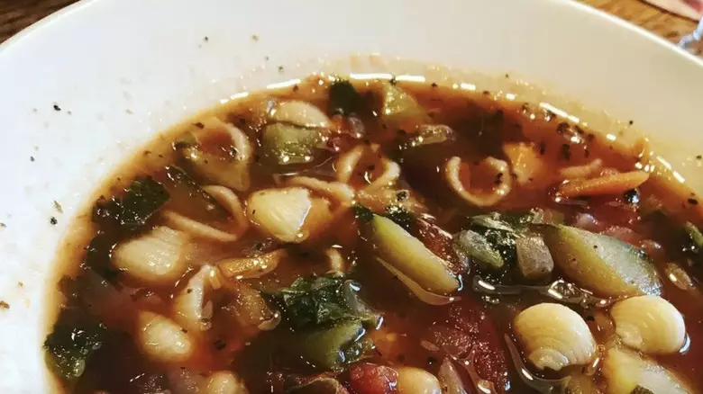 Minestrone súpa frá Olive Garden