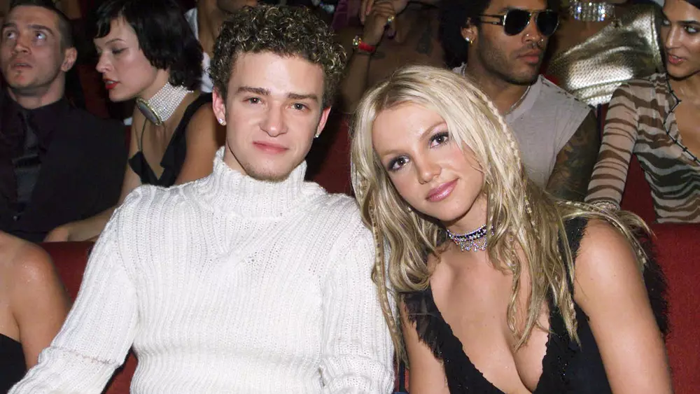 Il giovane Justin Timberlake e Britney Spears