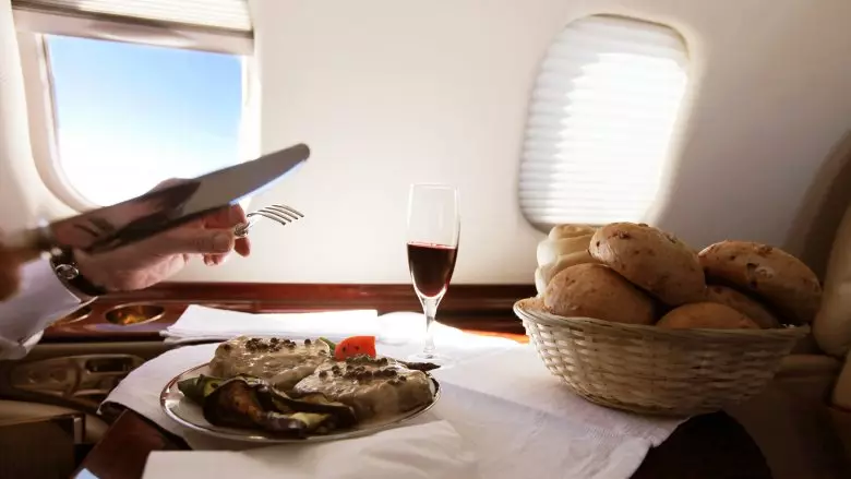 comida de avión