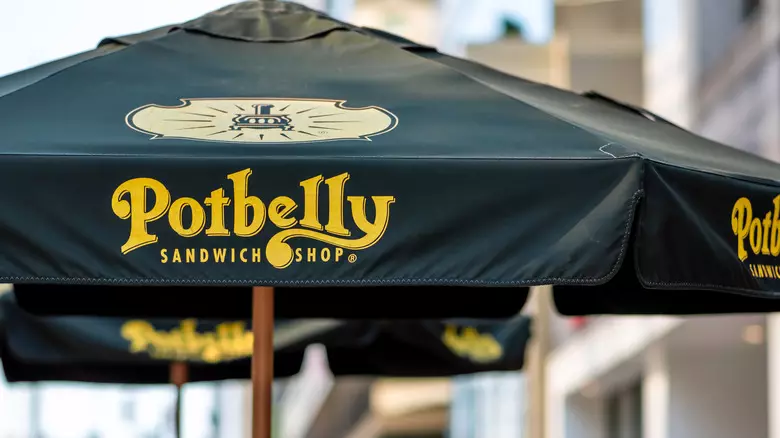 Potbelly Sandwich Shop Regenschirm