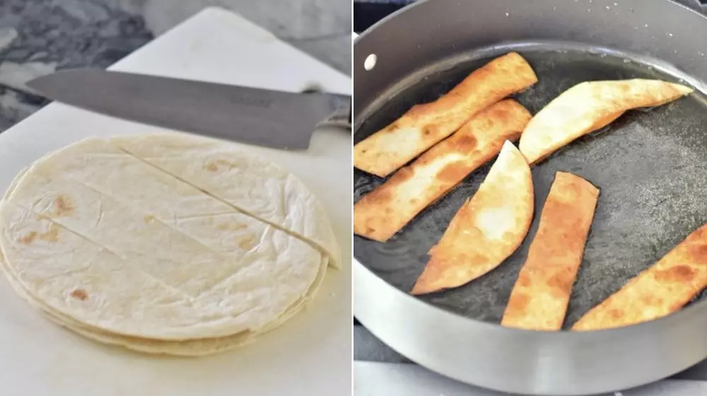 etxeko tortilla patata frijituak