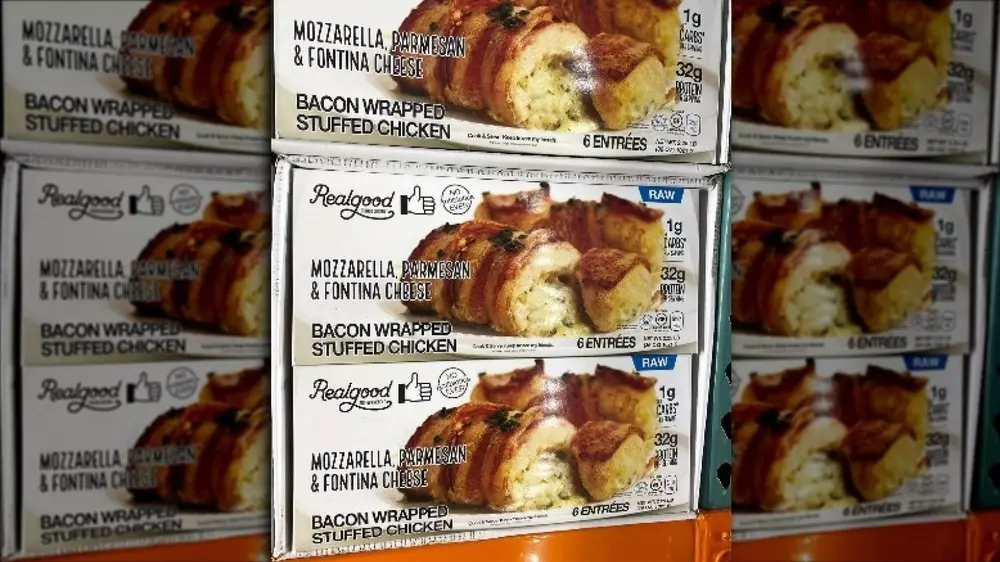 bacon ໃຫມ່ຂອງ Costco ຫໍ່ໄກ່ຢູ່ໃນກ່ອງ