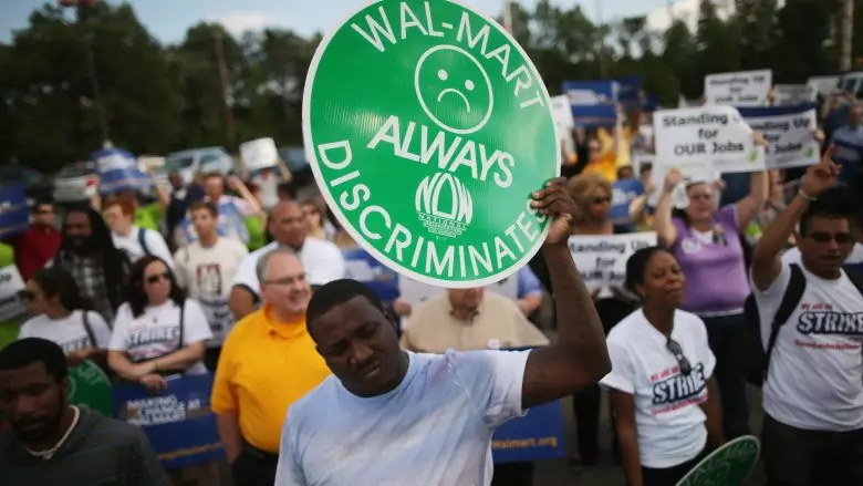 walmart protest