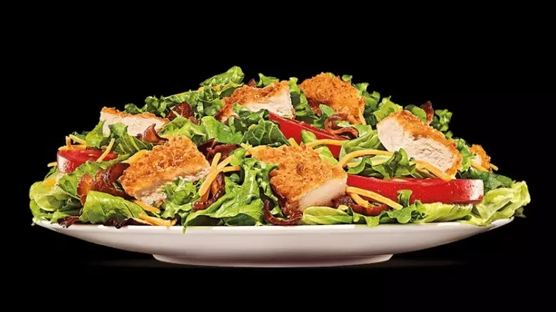 Sou entènèt jwèt Burger King Garden Salad poul