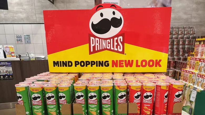 Pringles trưng bày tại một cửa hàng