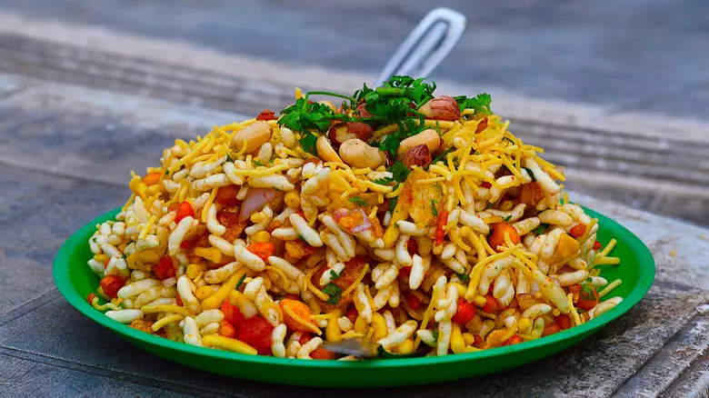 Indian chaat bhel puri