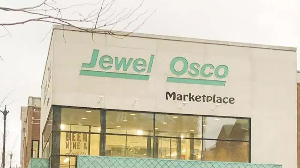 Вітрына крамы Jewel Osco