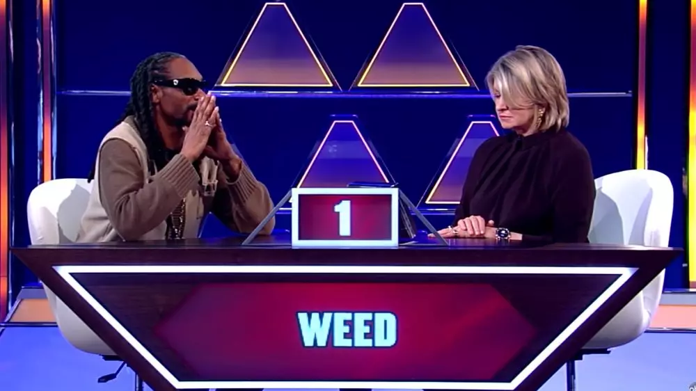 Snoop og Martha koma fram á $100.000 Pyramid