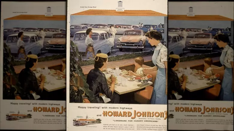 reklam ane 1950 Howard Johnson la