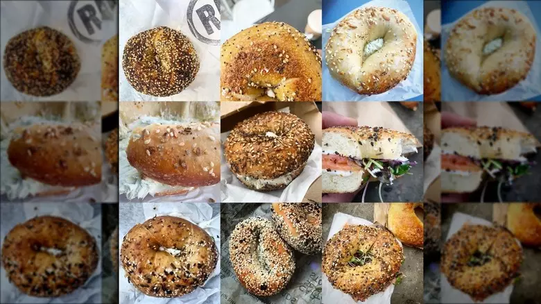 Una selecció de bagels de Seattle