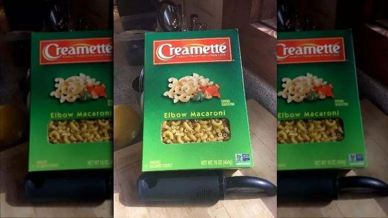 Creamettedoosje macaroni