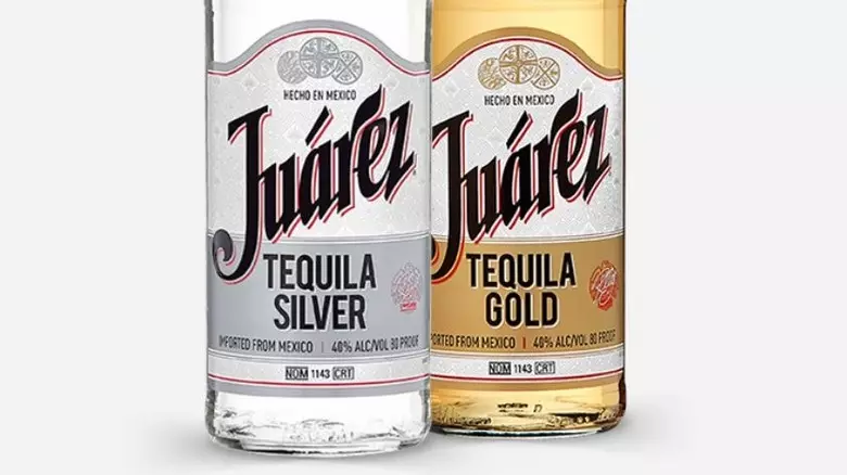 Tequila Juarez Gold a Juarez Silver