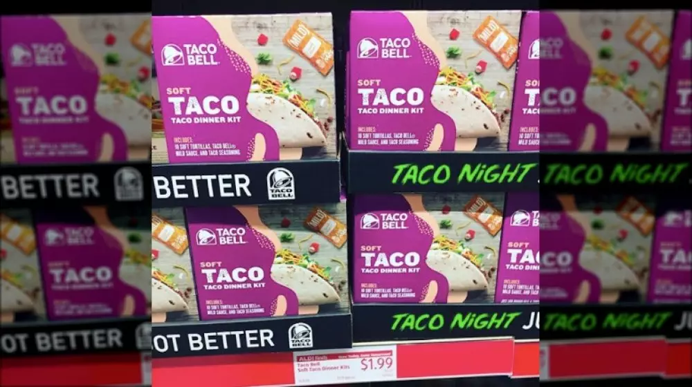 Kitapo fisakafoanana taco bell ao amin'ny aldi