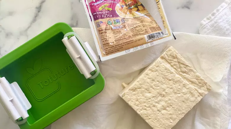 Press tofu