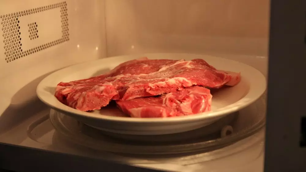 Steak ile microwave