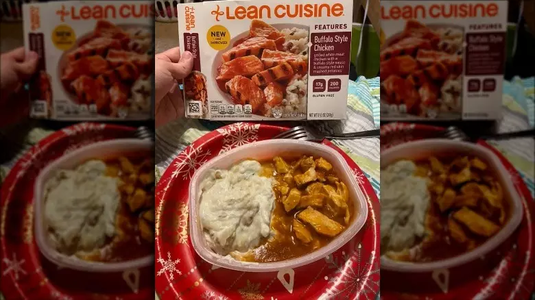 Lean Cuisine Gefrorenes Hähnchen-Abendessen im Büffel-Stil