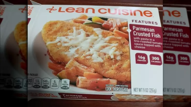 Lean Cuisine Parmesan Crusted Fish frosinn kvöldverður