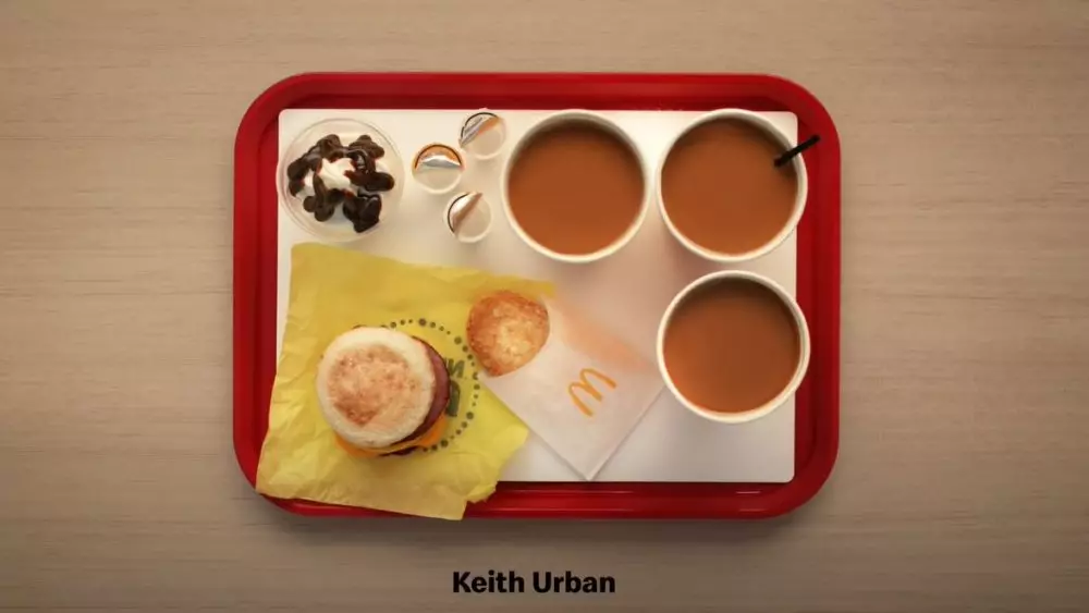 Keith Urban's McDonald's-ete