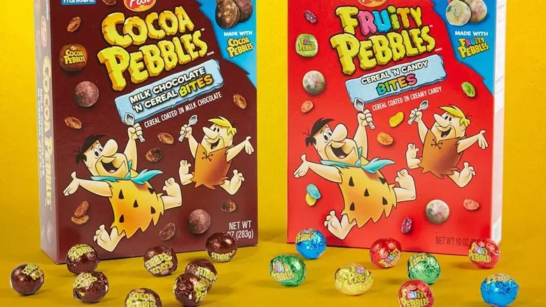 Cocoa Pebbles ແລະ Fruity Pebbles ກັດ