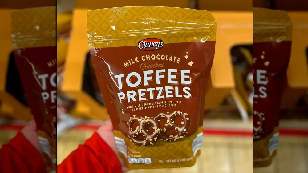 Clancy's esne txokolatez estalitako toffee pretzels