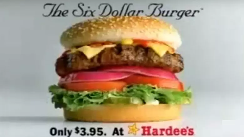 altı dollarlıq burger reklamı