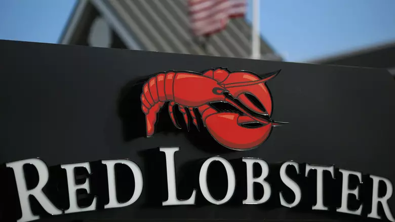 Табела на ресторант Red Lobster