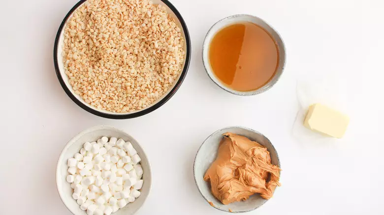 Peanut butter rice crispy treats ingredients