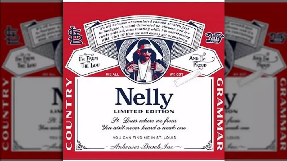 Nelly, пиво Budweiser, нашри маҳдуд