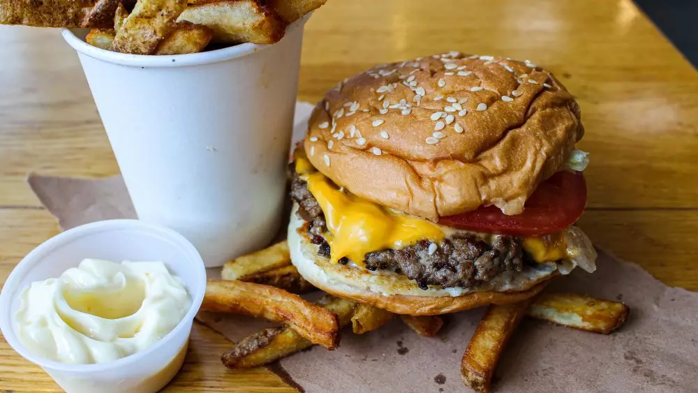 Five Guys Burger, Fries and Mayo