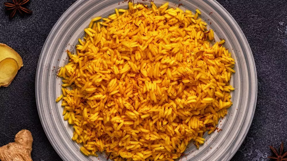 arroz de açafrão