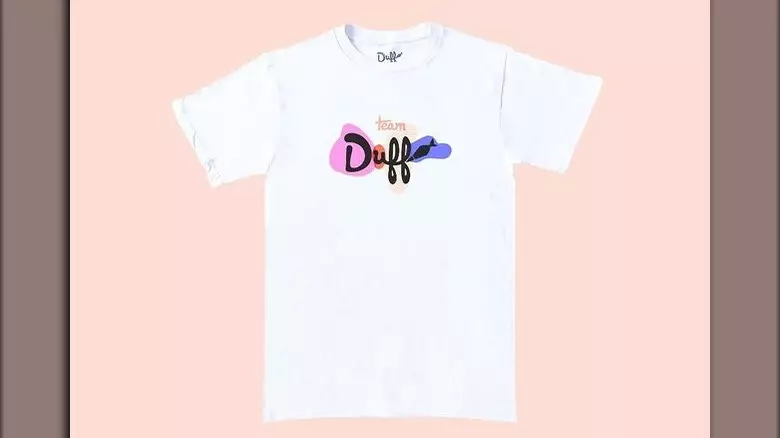 Дафф Голдманның Instagram аккаунтындағы Team Duff футболкасы