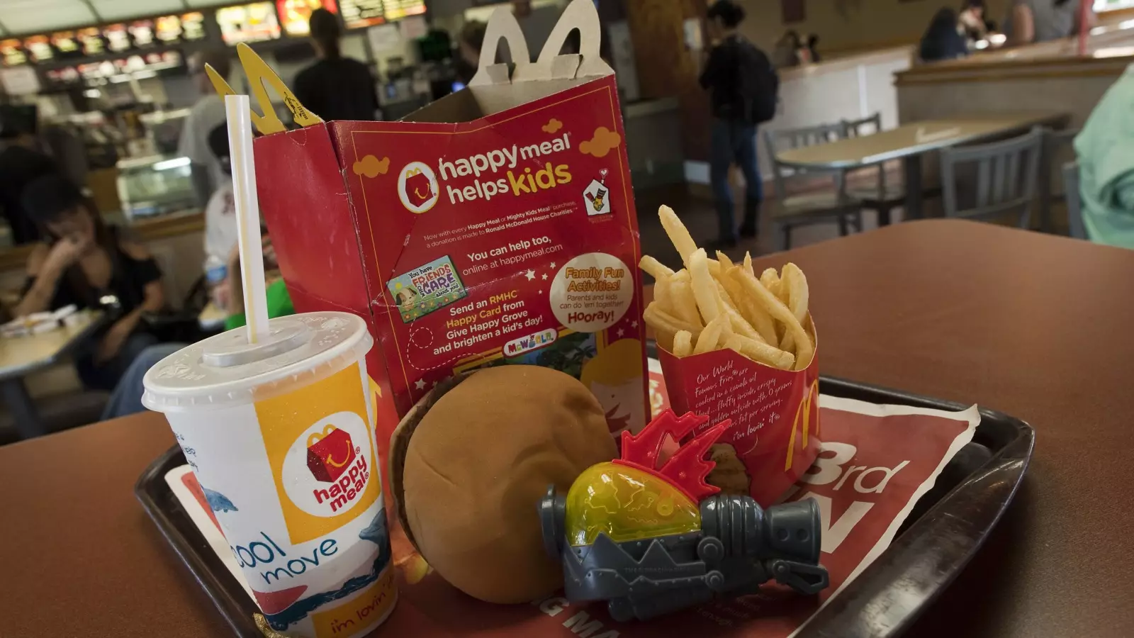 De positive feroaring dy't McDonald's makket oan har lokkige mielen