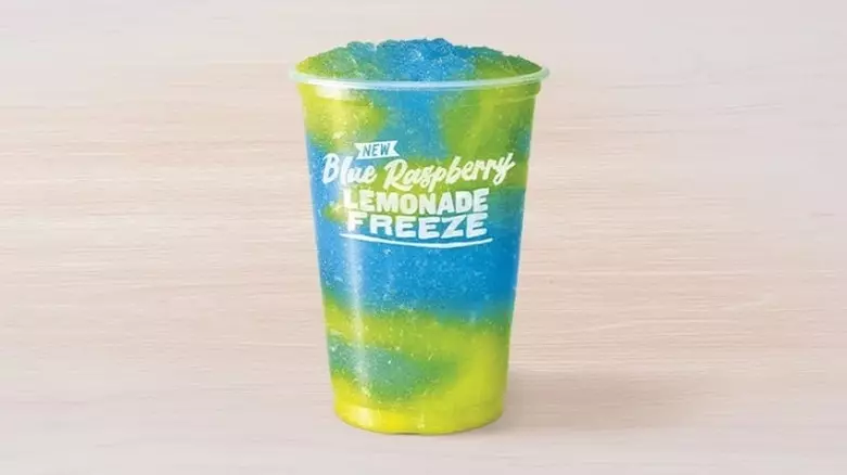 Taco bell Blue Raspberry Lemonade freeze