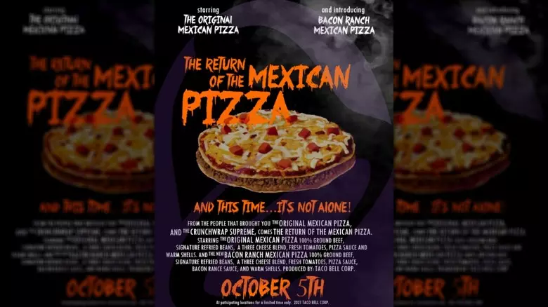 Pampromosyong pekeng Mexican Pizza ad