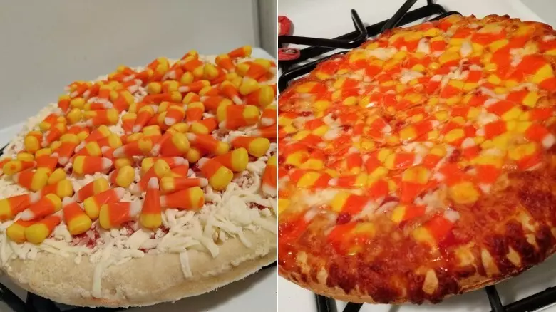 pizza di mais caramellata