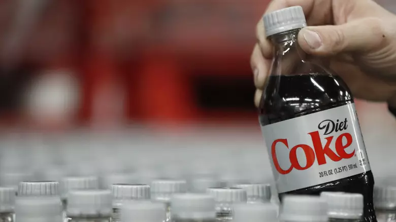 La Coca-Cola dietètica es va treure d'una pantalla