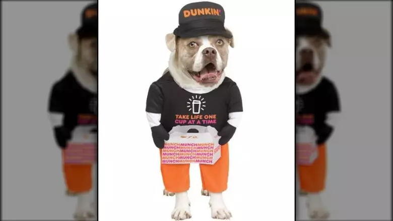 Costum de câine de Halloween Dunkin