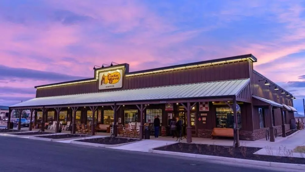 Cracker Barrel winkel voor