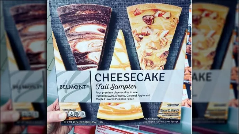 Aldi's Fall cheesecake sampler box