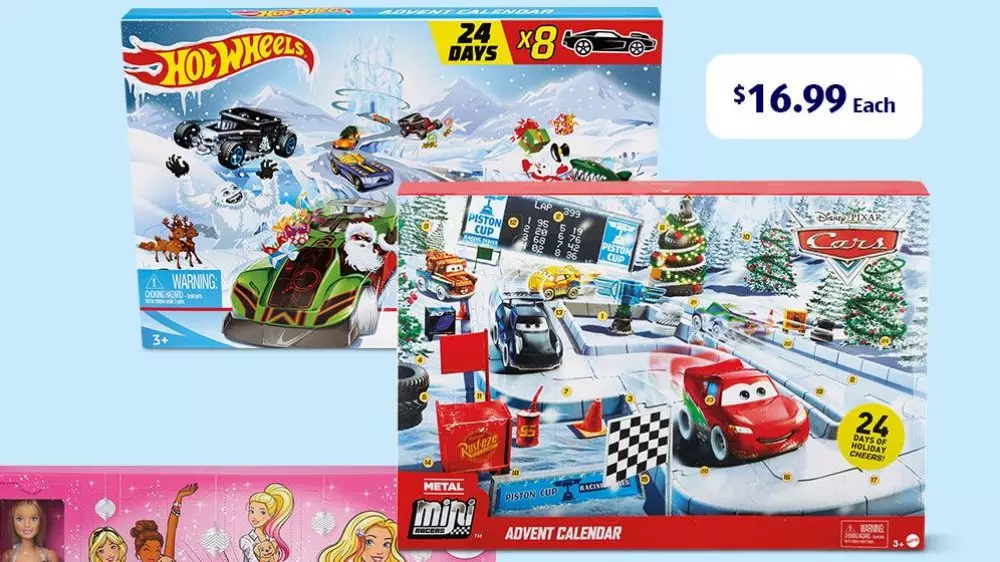 Ang kalendaryo sa Hot Wheels Advent gikan sa Aldi