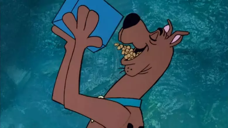 Scooby spisekasse med Scooby Snacks