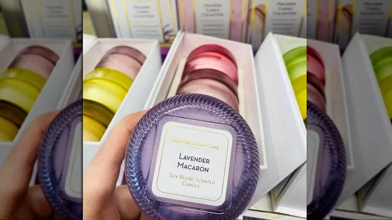 Caixes d'espelmes Aldi macarons