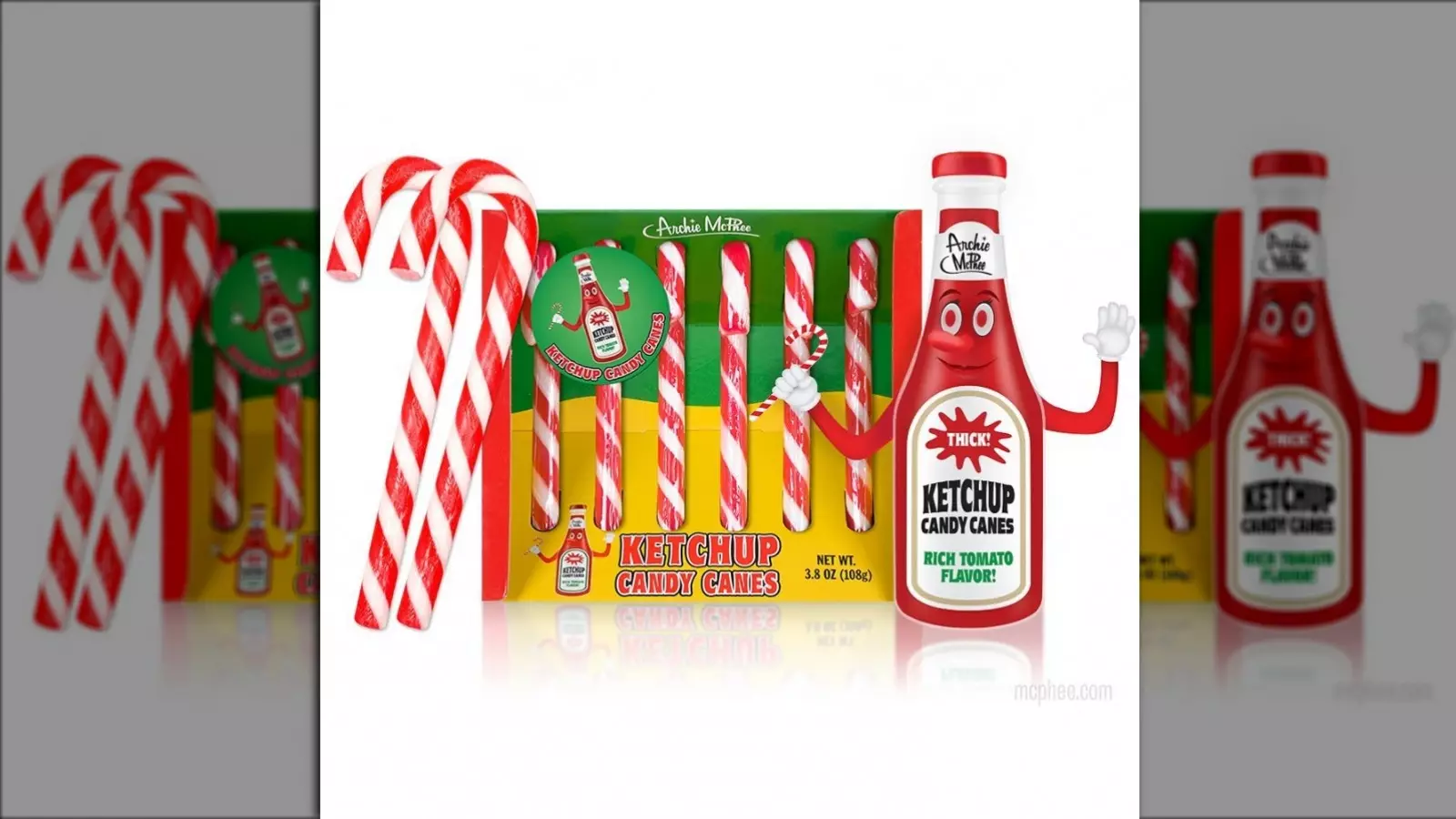 Ketchup Candy Canes is besig om wenkbroue te lig