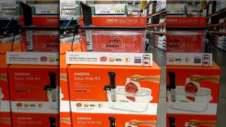 I kit sous vide Anova in mostra a Costco